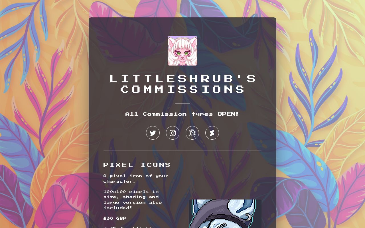 LittleShrub's Commissions